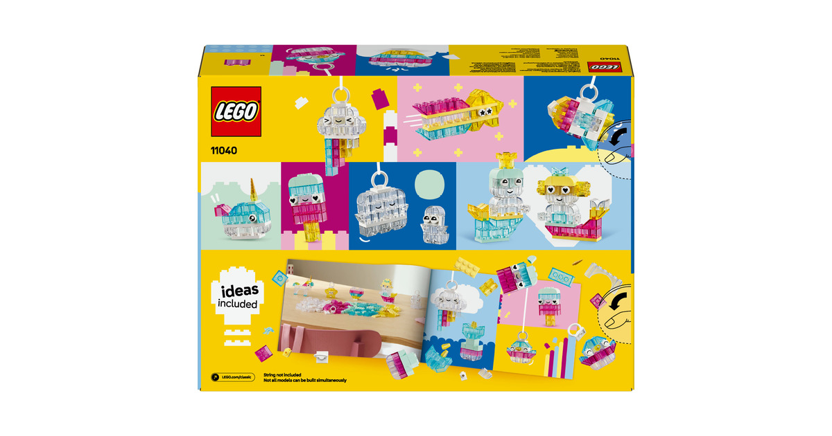 LEGO 11040 Classic Zauberbox mit durchsichtigen Steinen ...