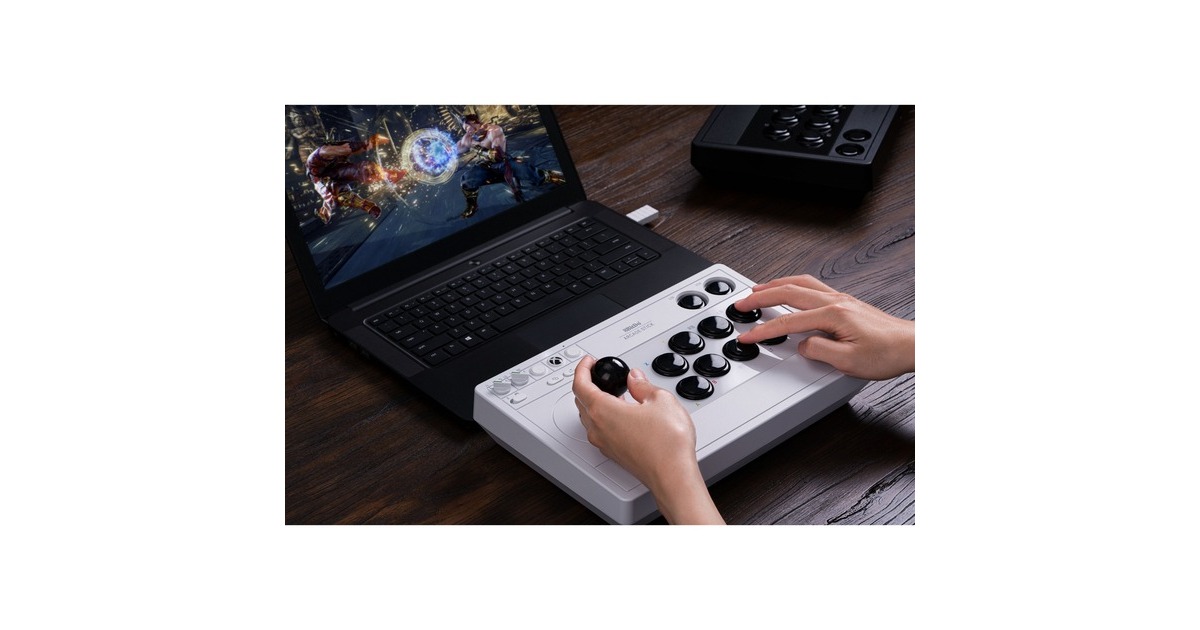 8BitDo Arcade Stick for Xbox, Joystick weiß, für Xbox, PC