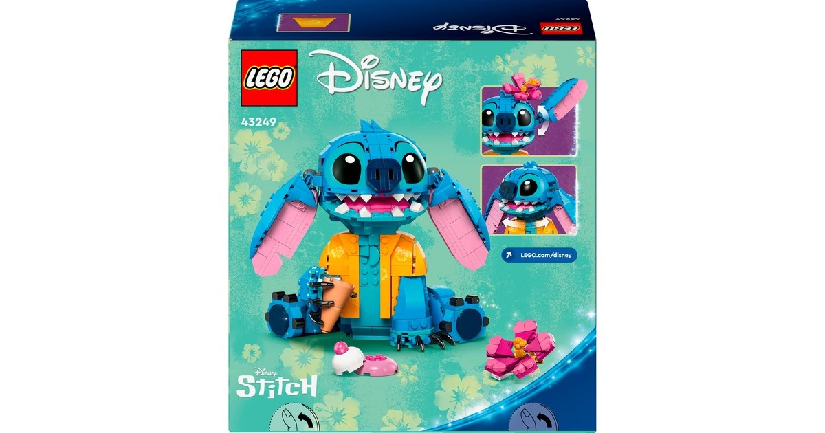 LEGO 43249 Disney Classic Stitch, Konstruktionsspielzeug
