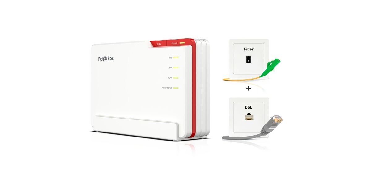 FRITZ! Box 5690 Pro, Glasfaser-Router Glasfaser und DSL