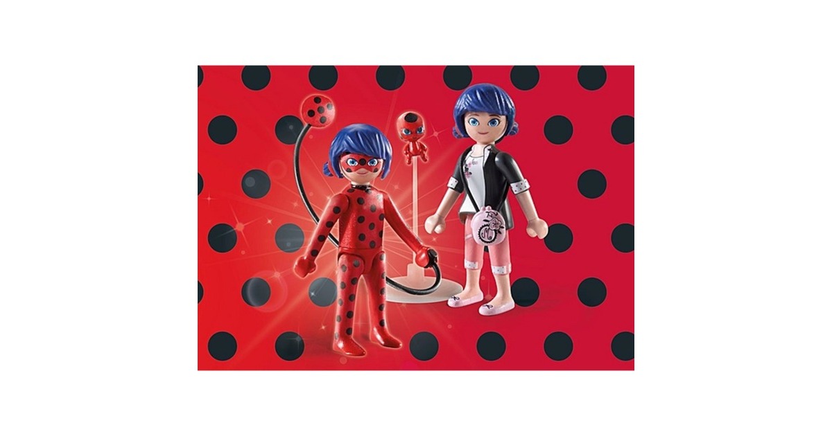 PLAYMOBIL 71336 Miraculous: Marinette & Ladybug, Konstruktionsspielzeug