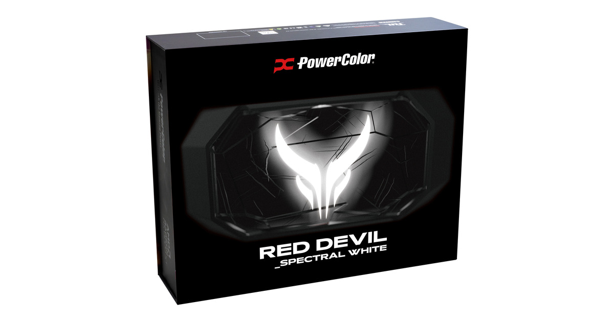 PowerColor Radeon RX 9070 XT Red Devil 16GB OC WHITE, Grafikkarte weiß ...