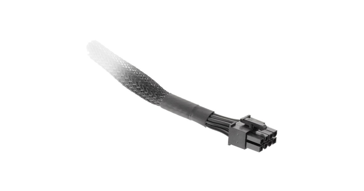 Thermaltake Sleeved PCIe Gen 5 Splitter Kabel schwarz, 60cm