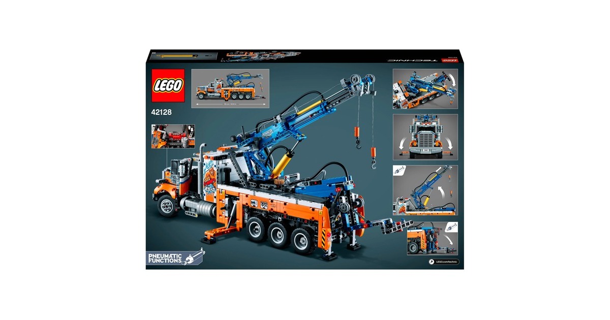 LEGO 42128 Technic Schwerlast-Abschleppwagen, Konstruktionsspielzeug Outlet