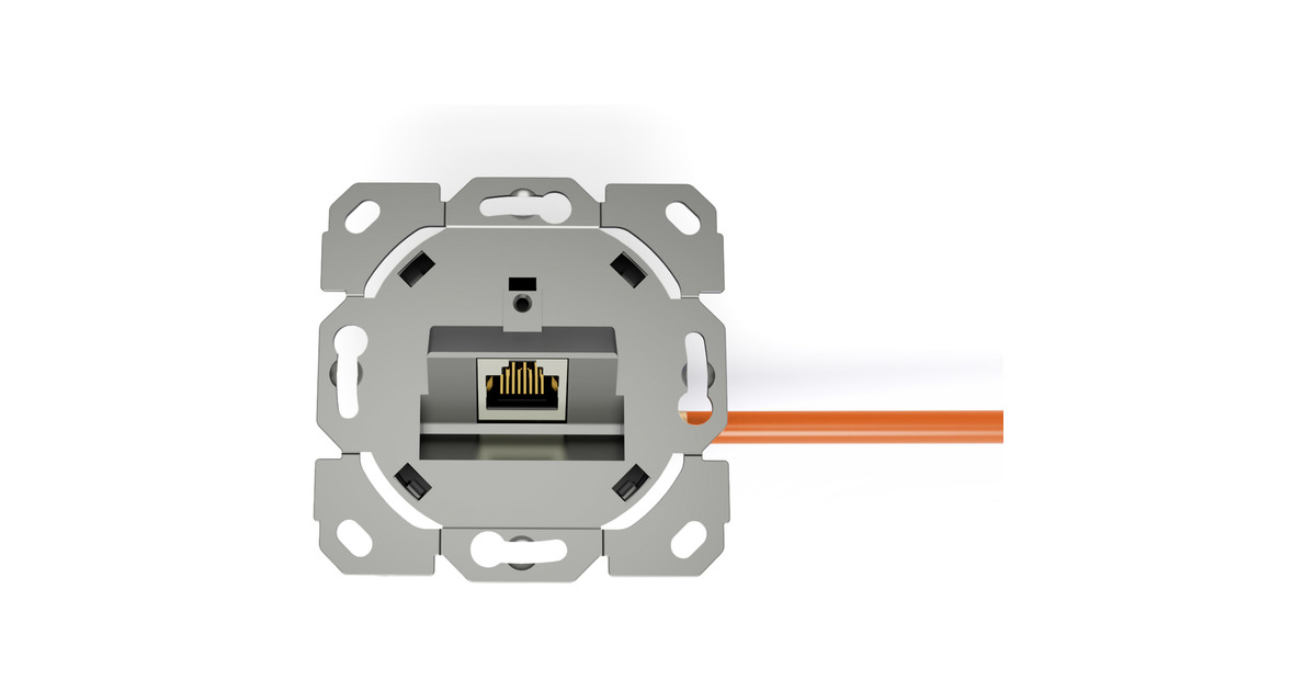 Digitus CAT.6A Datendose, Unterputz, geschirmt, 1x RJ-45 LSA ...