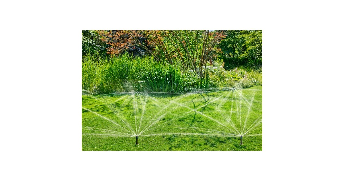 GARDENA Sprinklersystem Versenkregner MD80 schwarz/grau, Sprühweite 3,5 ...