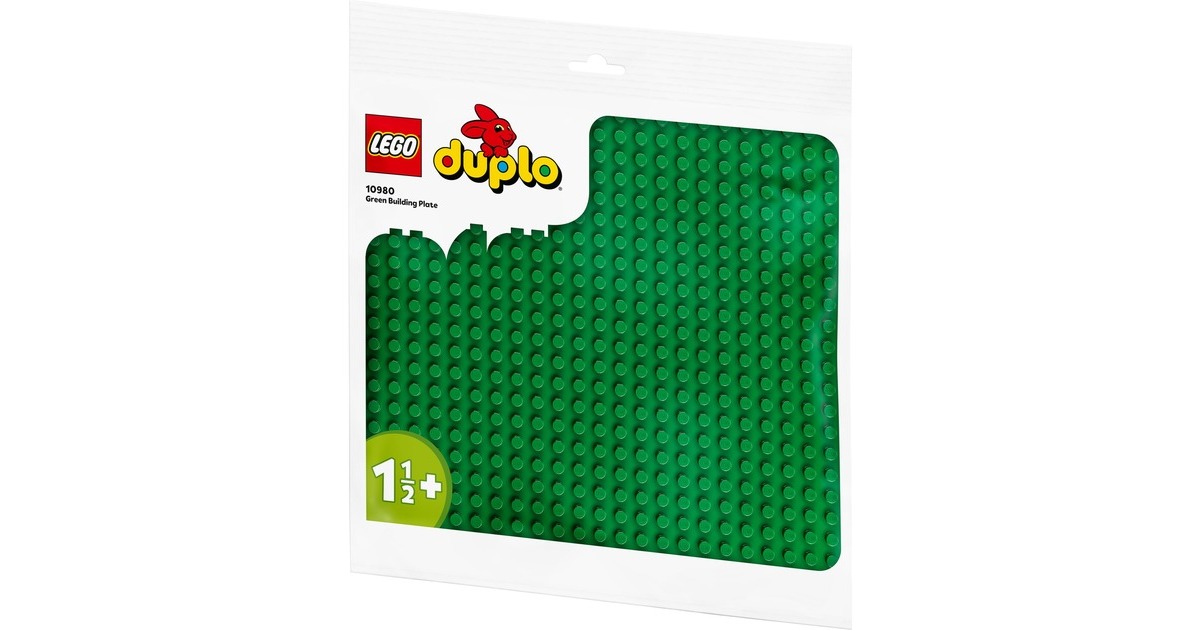 LEGO 10980 DUPLO Bauplatte in Grün, Konstruktionsspielzeug grün