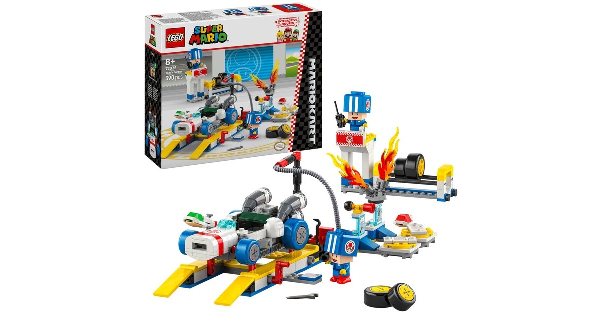 LEGO 72035 Super Mario - Mario Kart: Toads Werkstatt ...