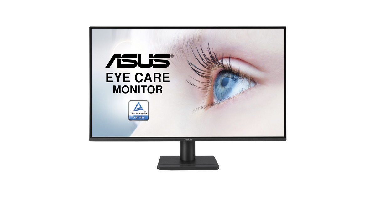 ASUS VA27AQ Eye Care, LED-Monitor 68.6 cm (27 Zoll), schwarz, QHD, IPS ...