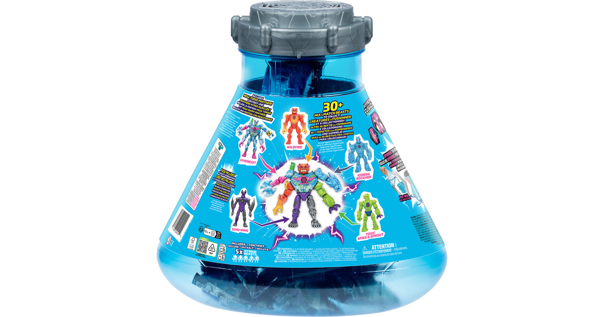 Moose Toys MrBeast Lab Hybrids 5 Pack (Hyper Fusion Lab), Spielfigur ...