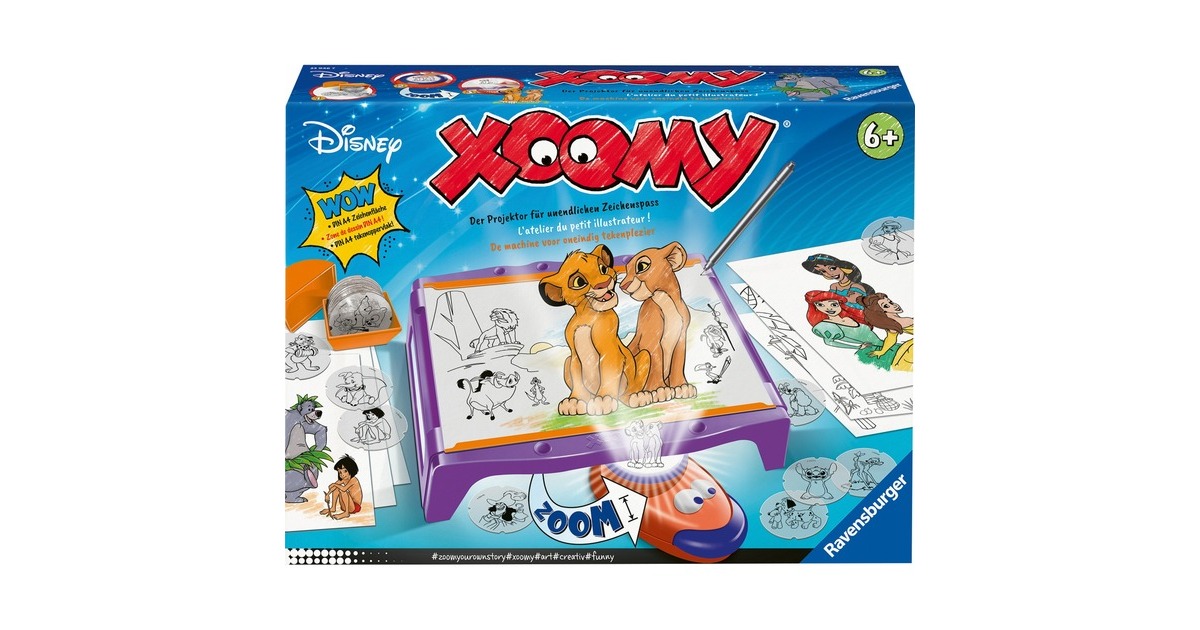 Ravensburger Xoomy Maxi Disney A4 Tisch, Malen