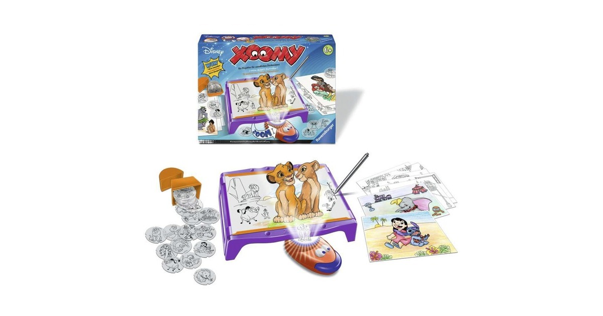 Ravensburger Xoomy Maxi Disney A4 Tisch, Malen