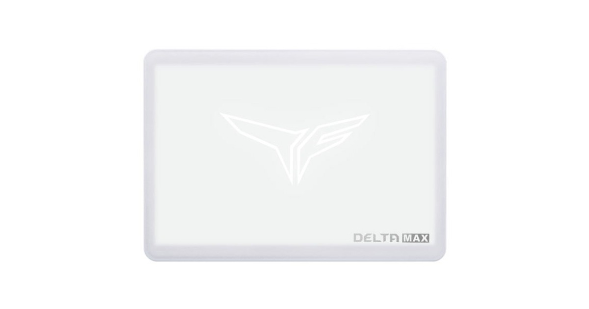 Team Group DELTA MAX LITE RGB 1 TB, SSD weiß, SATA 6 Gb/s, 2,5"