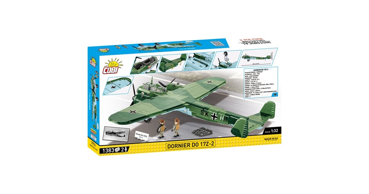COBI Dornier Do 17Z-2, Konstruktionsspielzeug