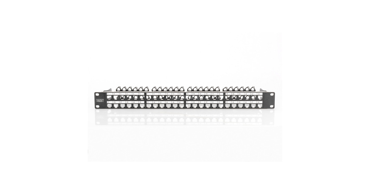 Digitus Modulares High Density Patch Panel, 24-Port, Rack Mount ...