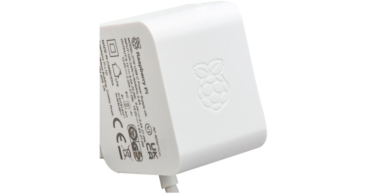 Raspberry Pi Foundation Raspberry Pi 5 Offizielles Netzteil USB-C 27 ...