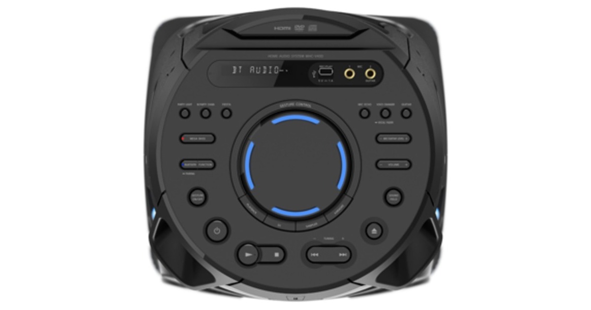 Sony Partybox MHC-V43D, Kompaktanlage schwarz, Bluetooth, Klinke, HDMI ...