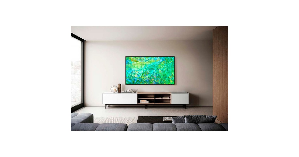 SAMSUNG GU-43CU8079, LED-Fernseher 108 cm (43 Zoll), schwarz, UltraHD ...