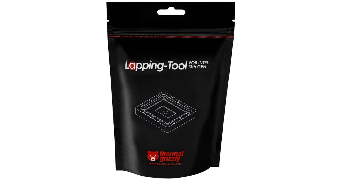Thermal Grizzly Lapping Tool 13th & 14th Gen. Intel CPU, Schleif ...