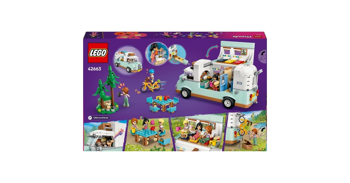 LEGO 42663 Friends Wohnmobil, Konstruktionsspielzeug