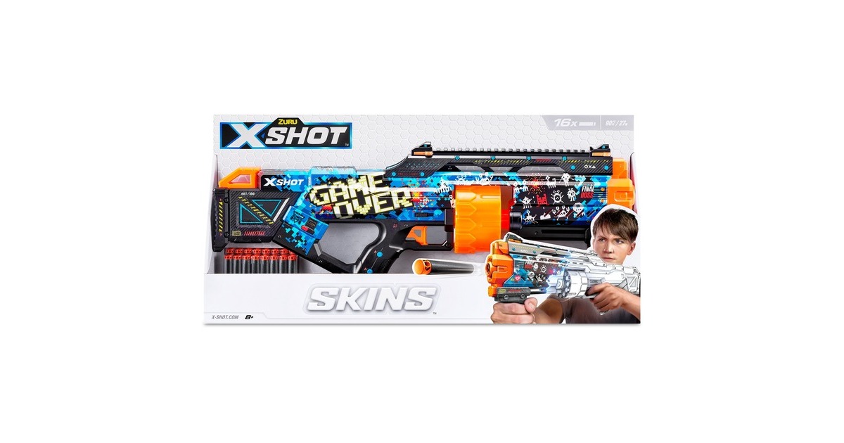 ZURU XSHOT Skins - Last Stand Game over, Dartblaster