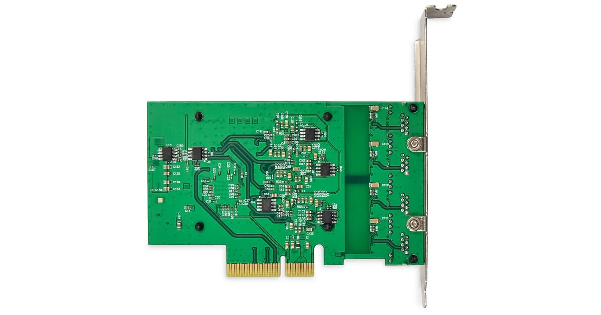 Digitus 4-Port 2,5G Ethernet, LAN-Adapter Outlet