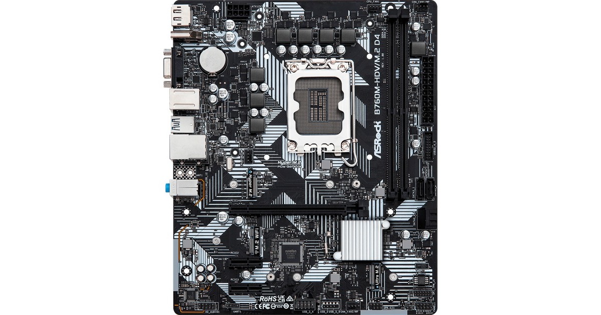 ASRock B760M-HDV/M.2 D4, Mainboard Outlet