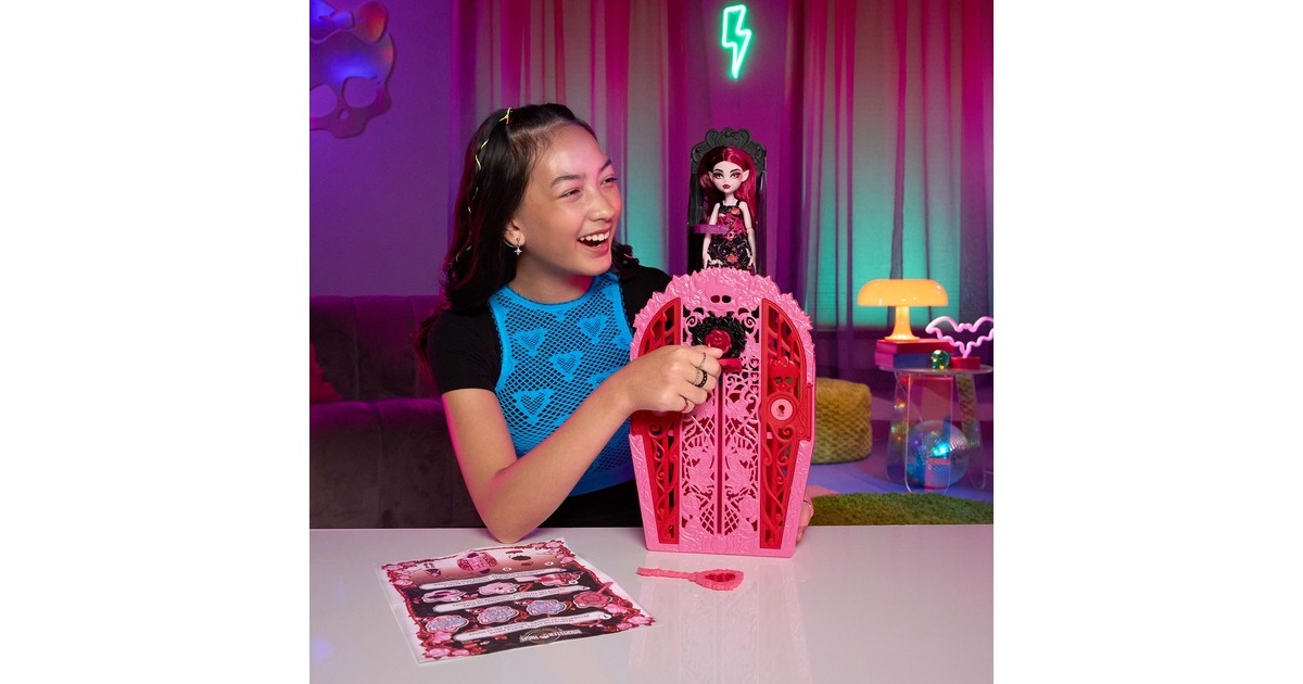 Mattel Monster High Verborgene Schätze Monster Mysteries Draculaura, Puppe