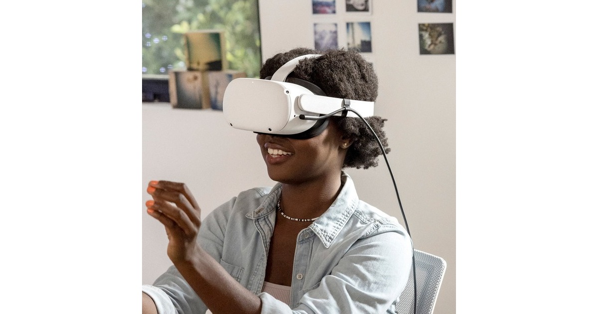 Meta Quest Link-Kabel schwarz, 5 Meter, für Meta Quest 2/3/3S/Pro Outlet