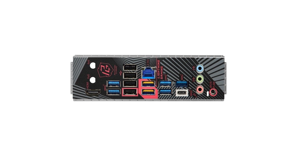 ASRock B650 PG LIGHTNING, Mainboard schwarz/grau Outlet