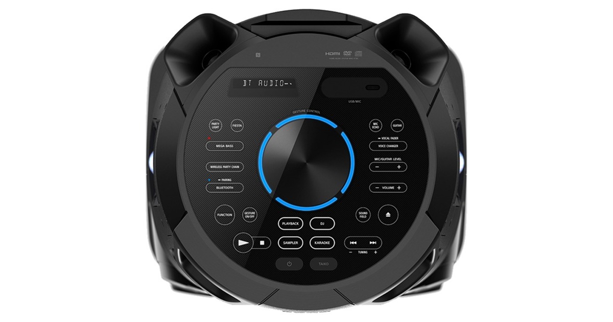 Sony Partybox MHC-V73D, Kompaktanlage schwarz, Bluetooth, Klinke, HDMI ...