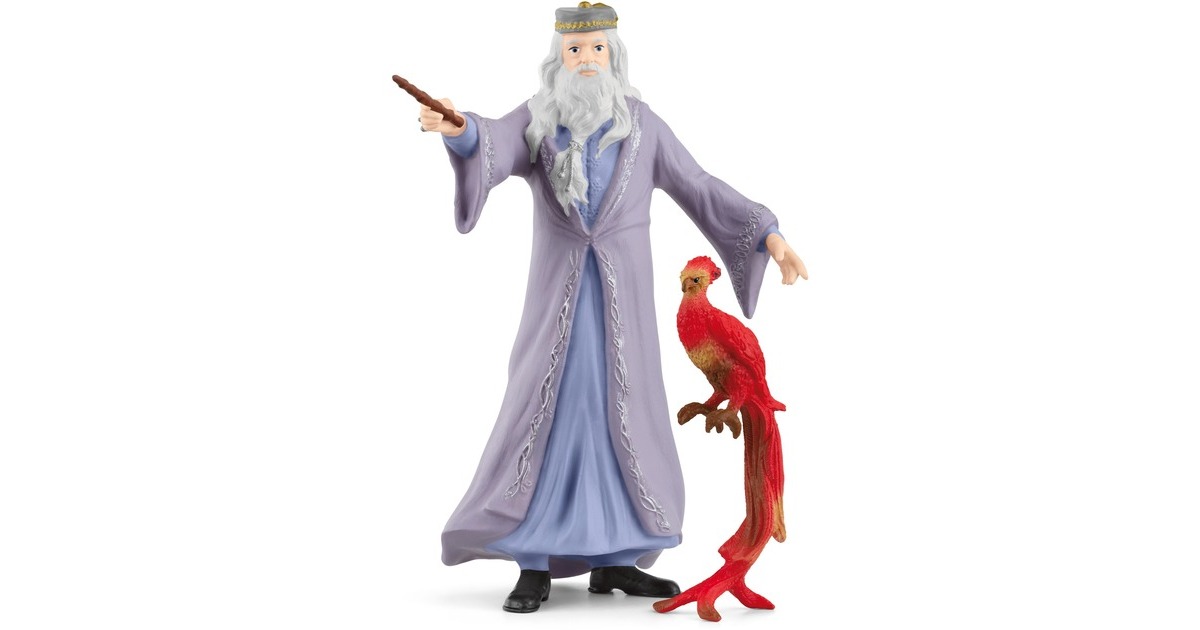 Schleich Wizarding World Harry Potter - Dumbledore & Fawks, Spielfigur