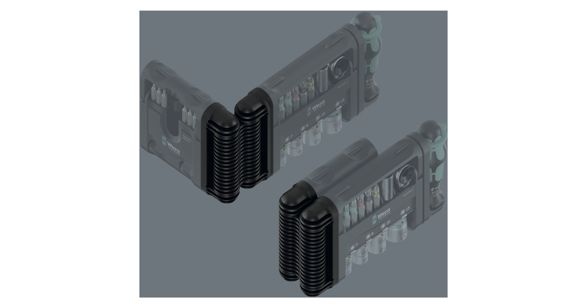 Wera Tool-Check Modular Set 1, mit 3 Werkzeugmodulen, Bit-Satz schwarz ...
