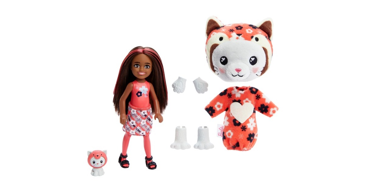 Barbie Barbie Cutie Reveal Chelsea Costume Cuties Serie - Kitty Red ...