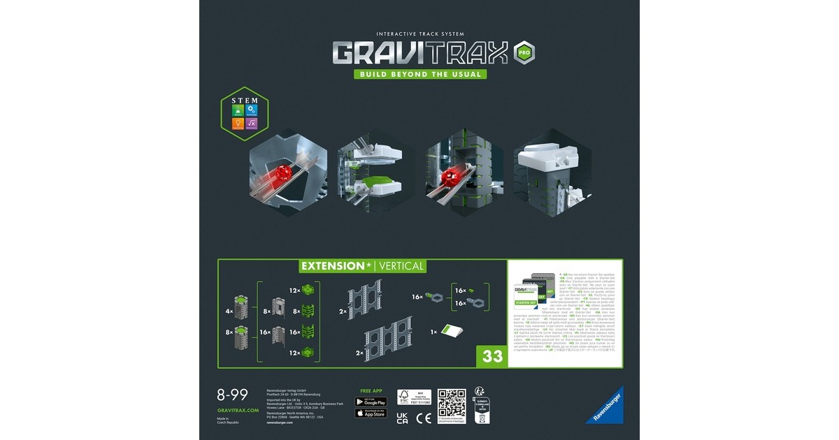 Ravensburger GraviTrax PRO Extension Vertical, Bahn