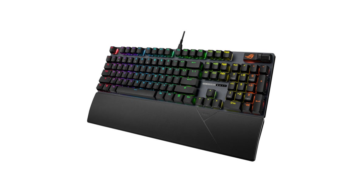ASUS ROG STRIX SCOPE II X, Gaming-Tastatur schwarz, CH-Layout, ROG NX Snow