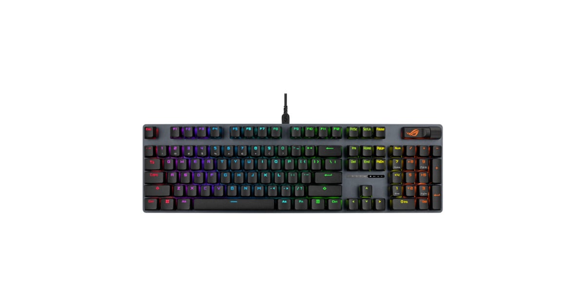 ASUS ROG STRIX SCOPE II X, Gaming-Tastatur schwarz, CH-Layout, ROG NX Snow