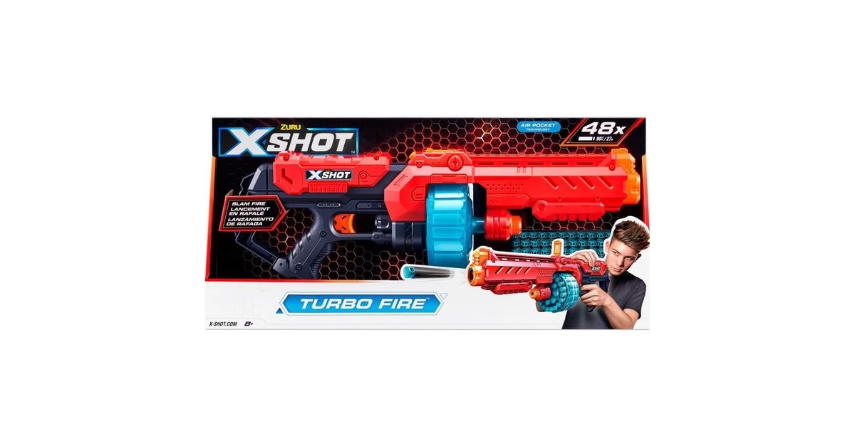ZURU XSHOT Excel - Excel Turbo Fire, Dartblaster