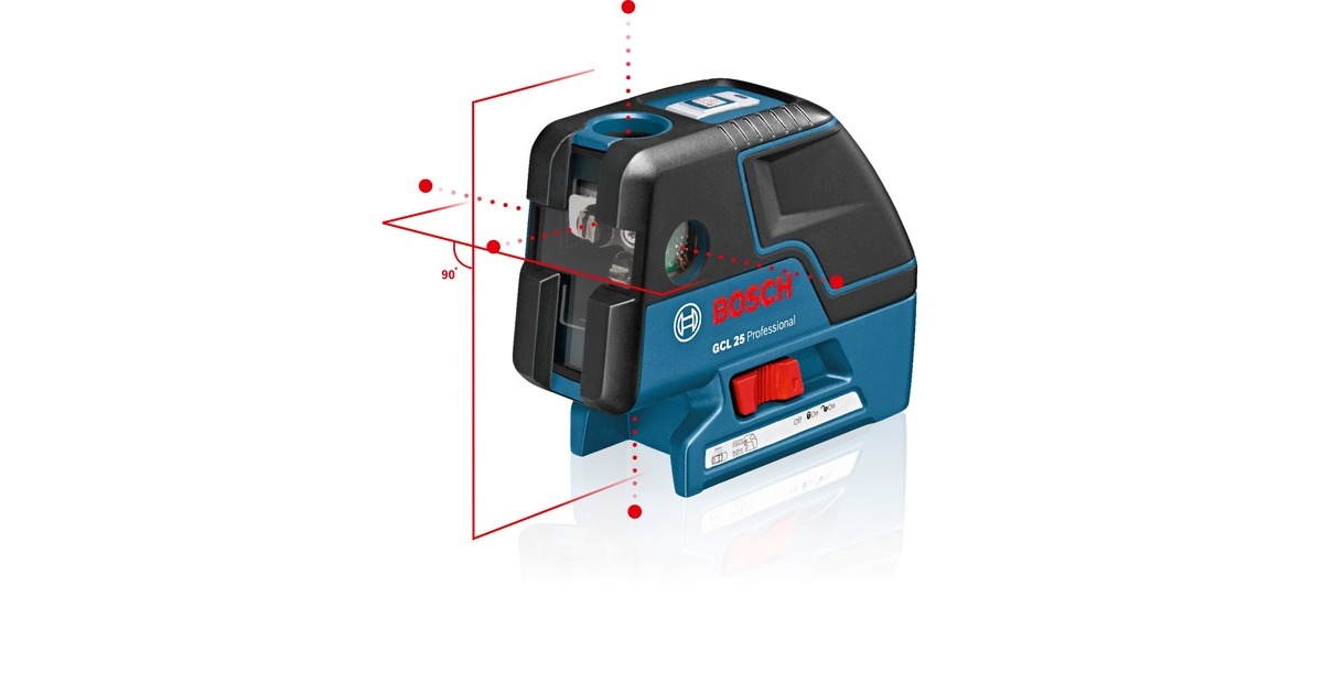 Bosch Professional Kombilaser GCL 25 Professional, Kreuzlinienlaser ...