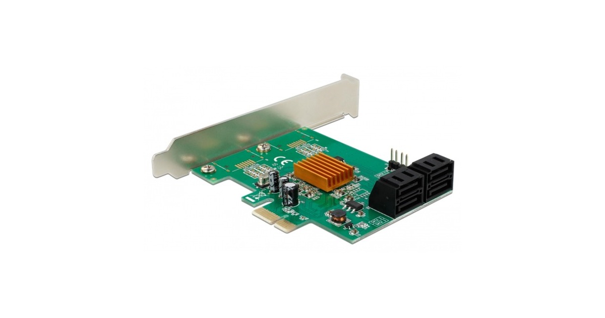 DeLOCK 4 Port SATA PCI Express Karte, Adapter Outlet