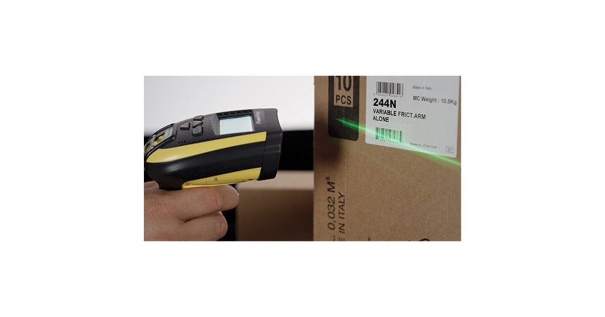 Datalogic PM9100, Barcode-Scanner schwarz/gelb