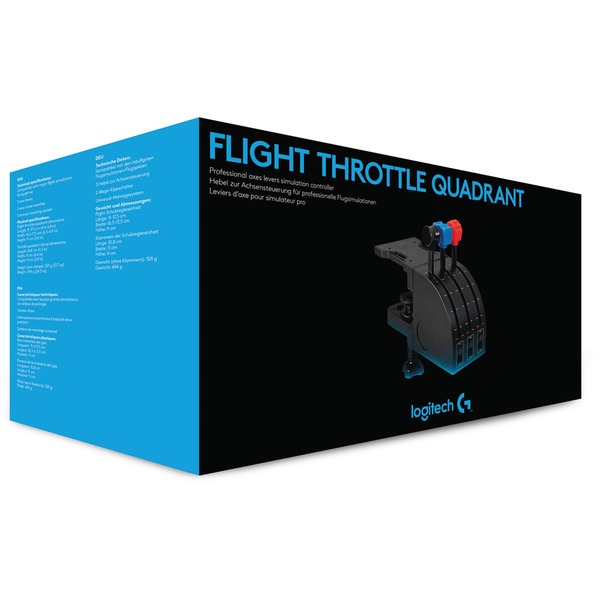 Logitech Gaming G Saitek PRO Flight Throttle Quadrant, Schubhebel
