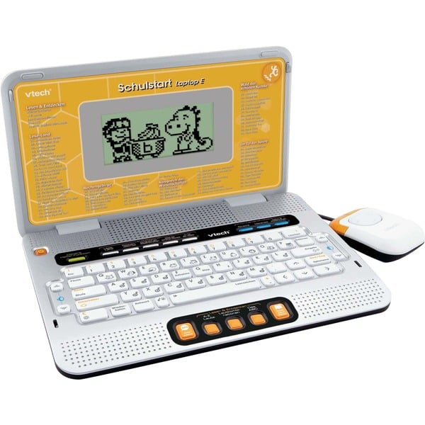 VTech Schulstart Laptop E, Lerncomputer gelb/grau Outlet
