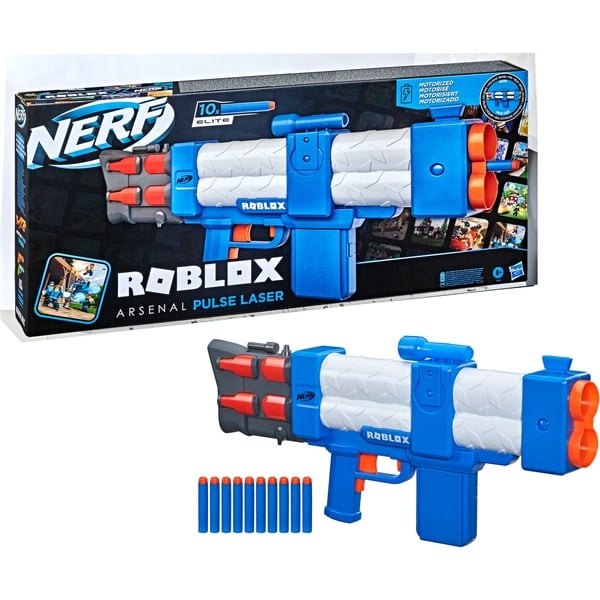 Nerf Nerf Roblox Arsenal: Pulse Laser, Nerf Gun blau/weiß
