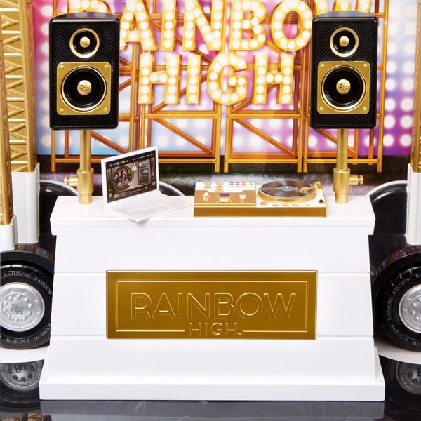 MGA Entertainment Rainbow Vision World Tour Bus & Stage, Puppenwagen