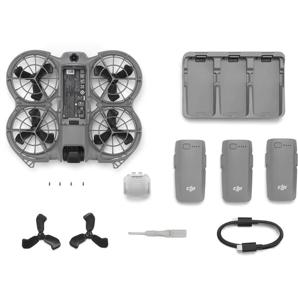 DJI Neo 2 Fly More Combo, Drohne grau, 12 Megapixel, 2-Achsen-Gimbal ...