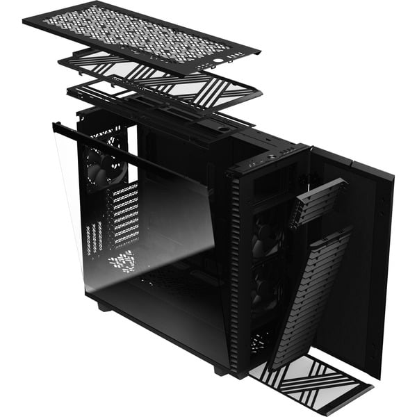Fractal Design Define 7 XL Black TG Light Tint, Big-Tower-Gehäuse ... Fractal Design Define 7 XL Black TG Light Tint, Big-Tower-Gehäuse ...