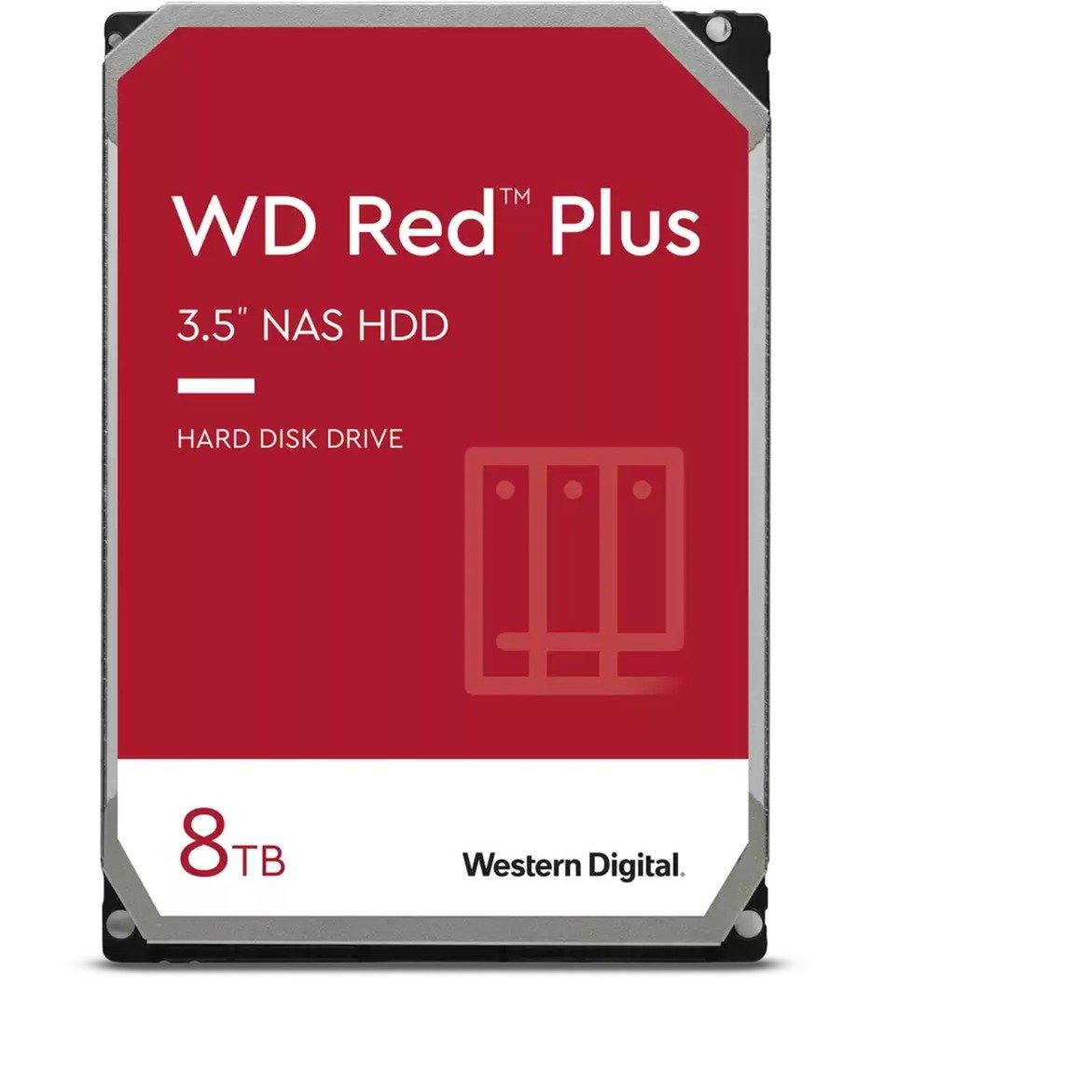 WD Red Plus NAS-Festplatte 8 TB SATA 6 Gb/s, 3,5", 24/7 Outlet